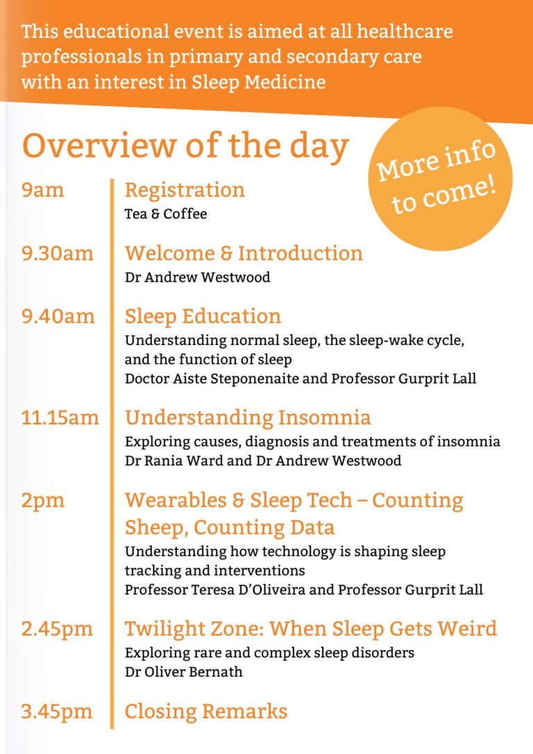 KMMS to host training event: 'When Sleep Goes Wrong' - Kent and Medway ...